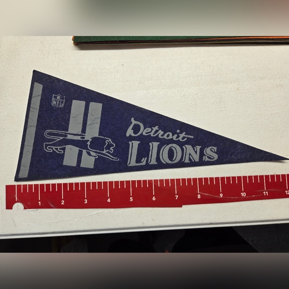 NFL | Other | Vintage 9670s Detroit Lions 12 Mini Nfl Football Pennant ...